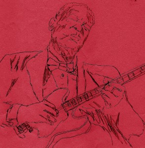 BB King Tribute, by Clifton Printy | StreetJelly.com Blog
